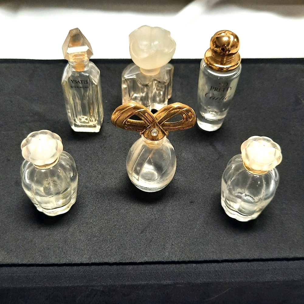Vintage Miniature Perfume Bottle Lot - Empty - Gem